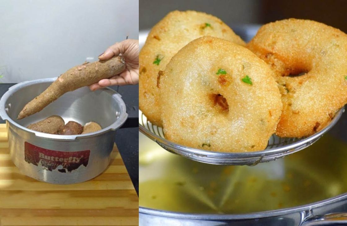 Easy Kappa Vada Recipe | കപ്പ കുക്കറിൽ ഇങ്ങനെ ഇടൂ 5 മിനുട്ടിൽ മൊരിഞ്ഞ ...